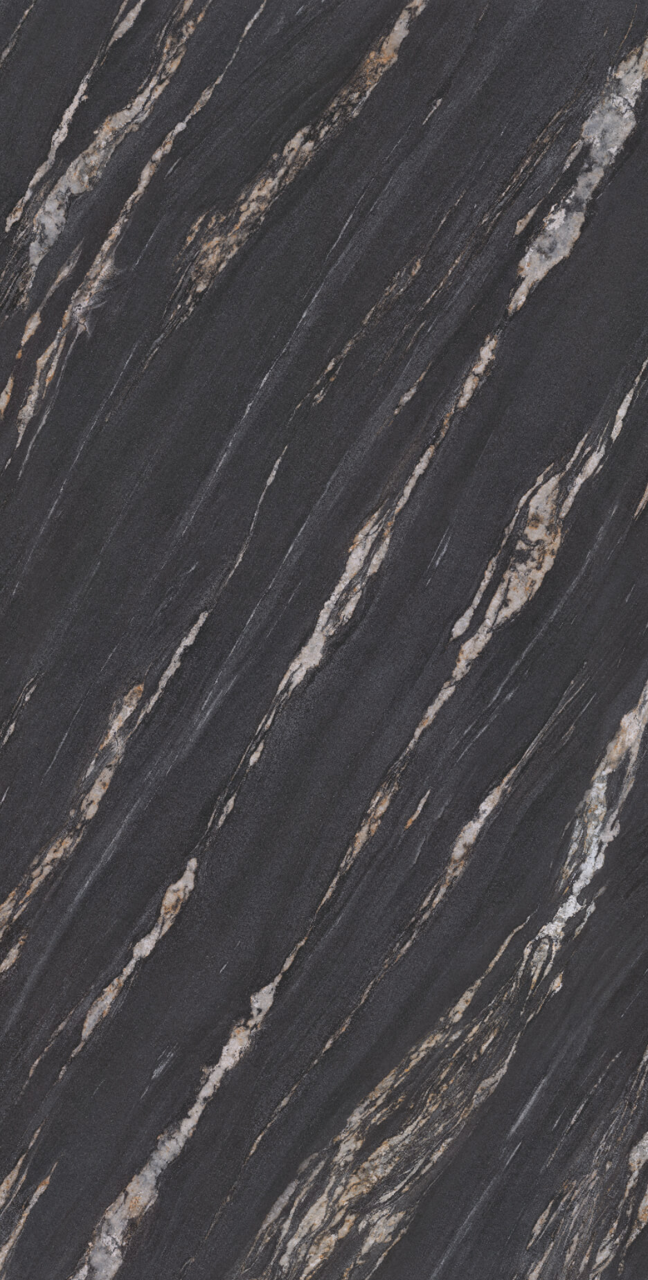 Royal Galaxy Sintered Stone Slab – Luxury Black Marble Look | Gen Stone